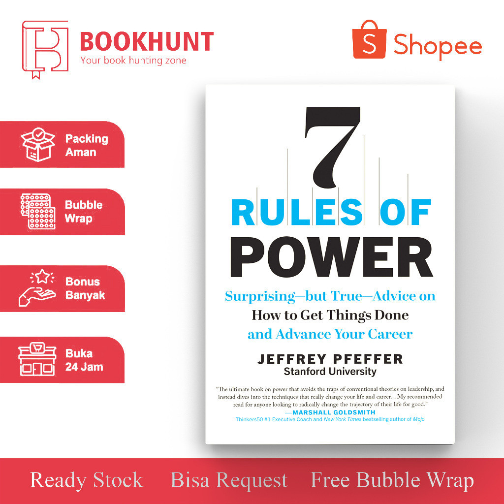 7 Rules of Power โดย Jeffrey Pfeffer (ภาษาอังกฤษ) | Shopee Thailand