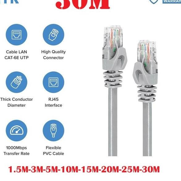 Nyk Supreme Lan Cable Utp Cat6E สายอินเตอร์เน็ตอีเธอร์เน็ต Cat. 6E 30M ...