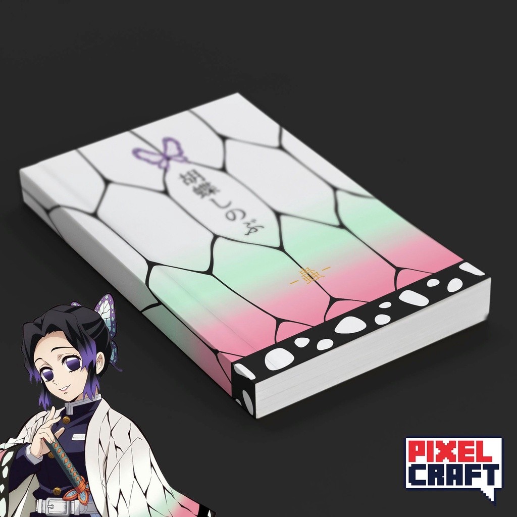Pocket Note Anime KIMETSU NO YAIBA Softcover A6 Shinobu Kocho Motif ...