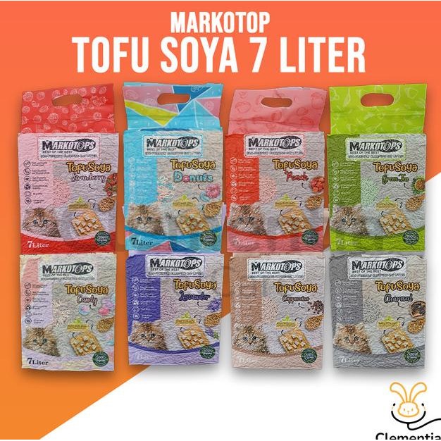 Markotops Soya Clump 7 ลิตร - ทรายแมว ทรายแมวเต้าหู้ | Shopee Thailand