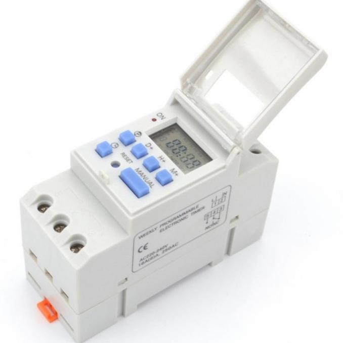 สวิตช์ - รีเลย์สวิตช์ตั้งเวลาตั้งโปรแกรมได้ Power Timer 16A 220V THC15A ...