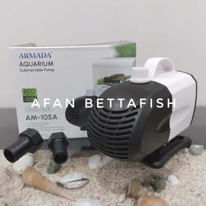 MESIN ล่าสุด Armada Am 105 A ปั๊มน้ําแบบจุ่ม Am 105A ปั๊มน้ําตู้ปลา ...
