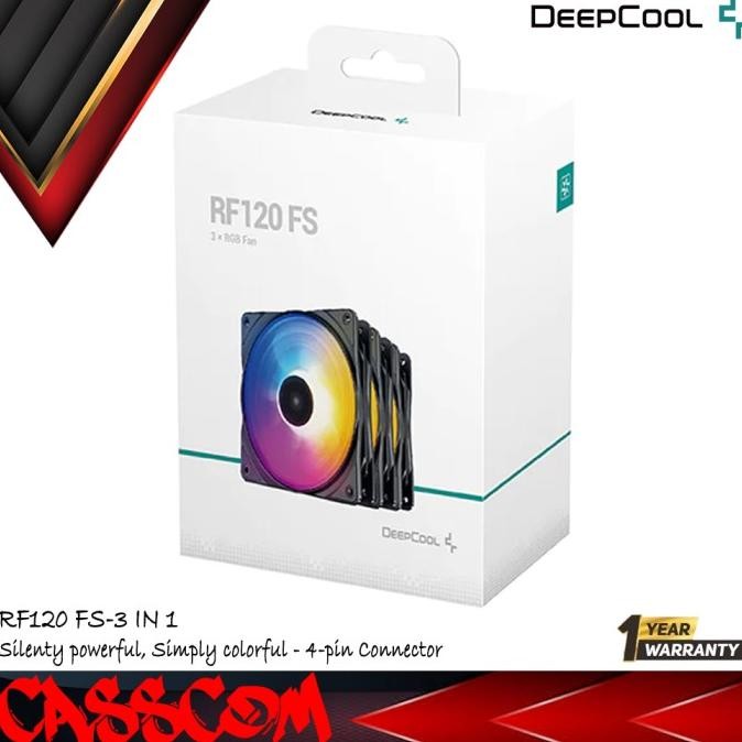 ใหม่ล่าสุด - Deepcool RF 120 FS RF120FS 3in1 - พัดลม LED RGB แบบคงที่ ...