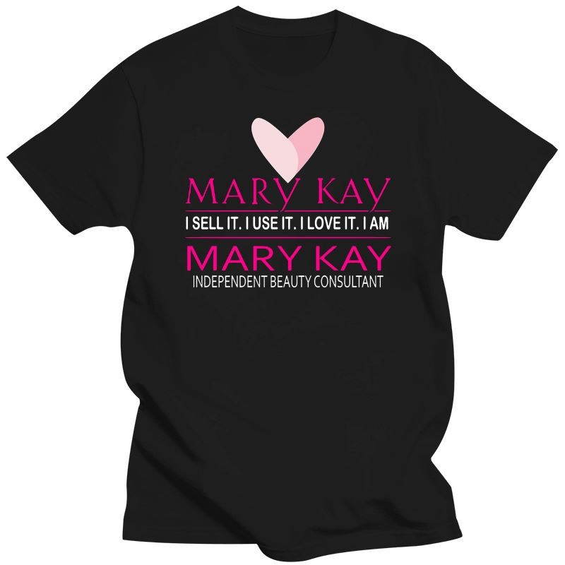 SAYA Mary Kay I Selling Me ใช้ I Love It เสื้อยืดผู้ชาย Shortsleev ...