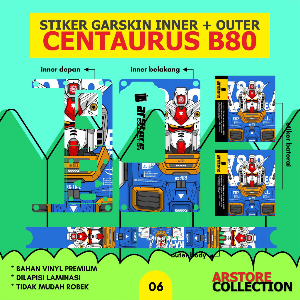 *Fullbody* Centa B80 Garskin Label Sticker Case/Premium Custom Sticker ...