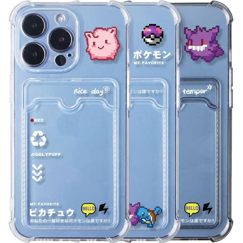 Pokemon Antishock Card Cover Soft Premium Ball Pokeball Caseiphone 13 ...
