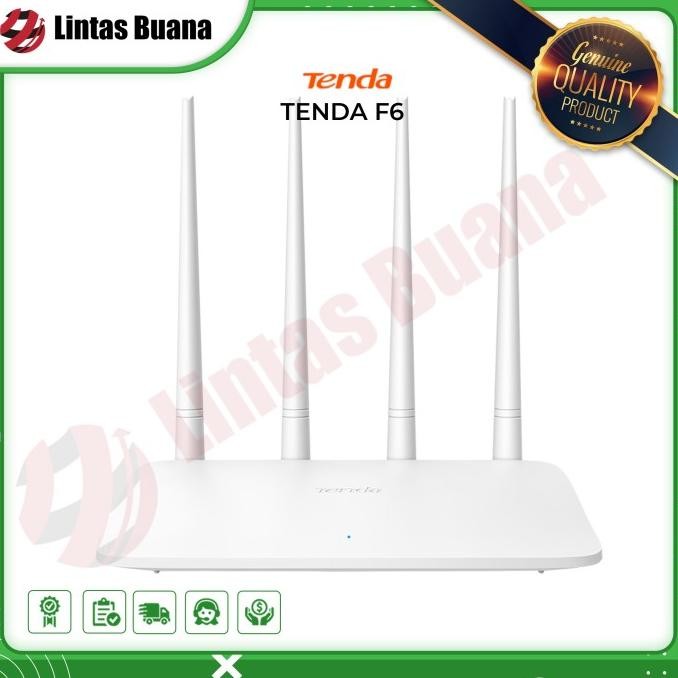 TENT F6 Wireless N300 Router Tenda F6 Easy Setup Router 4 เสาอากาศ | Shopee Thailand