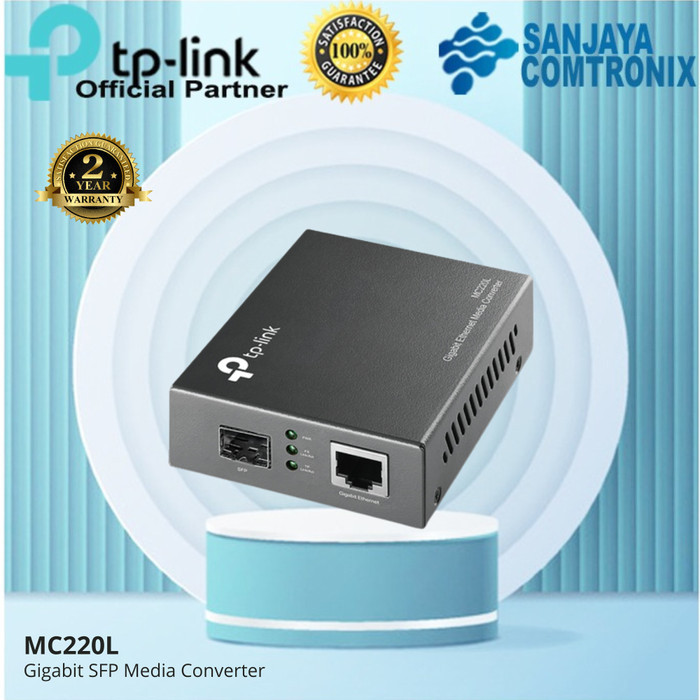 Tp-Link Media Converter Gigabit Sfp Tl-Mc220L | Shopee Thailand