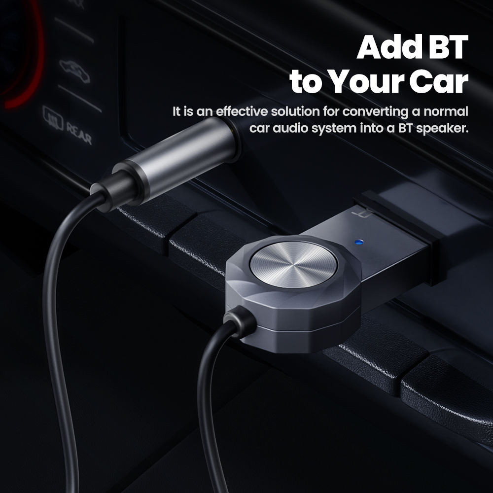 Toocki Audio Bluetooth Receiver Adapter 5.1 USB AUX HiFi Memory คู่ ...