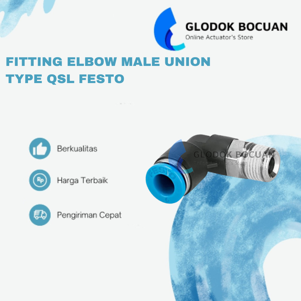 QSL-12-1/2 FESTO FITTING ELBOW ชาย SLIP LOCK FUSH IN CONNECTOR QSL-1/2 ...