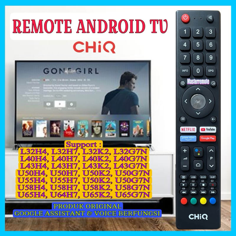 Chiq TV REMOTE / CHIQ ANDROID TV ดั้งเดิม | Shopee Thailand