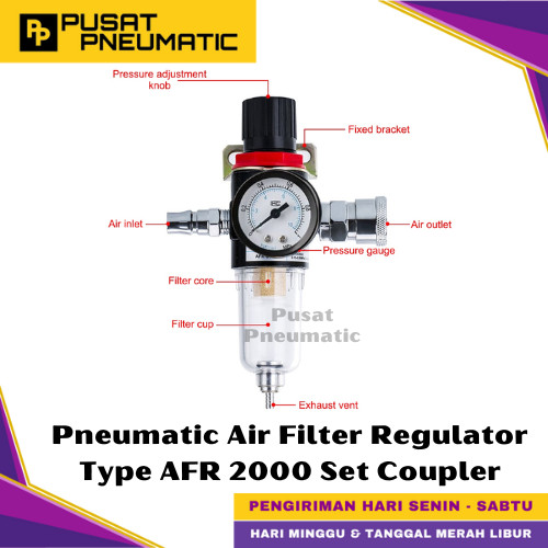 AFR 2000 Pneumatic Air Pressure Relief Control Filter Regulator ชุด ...