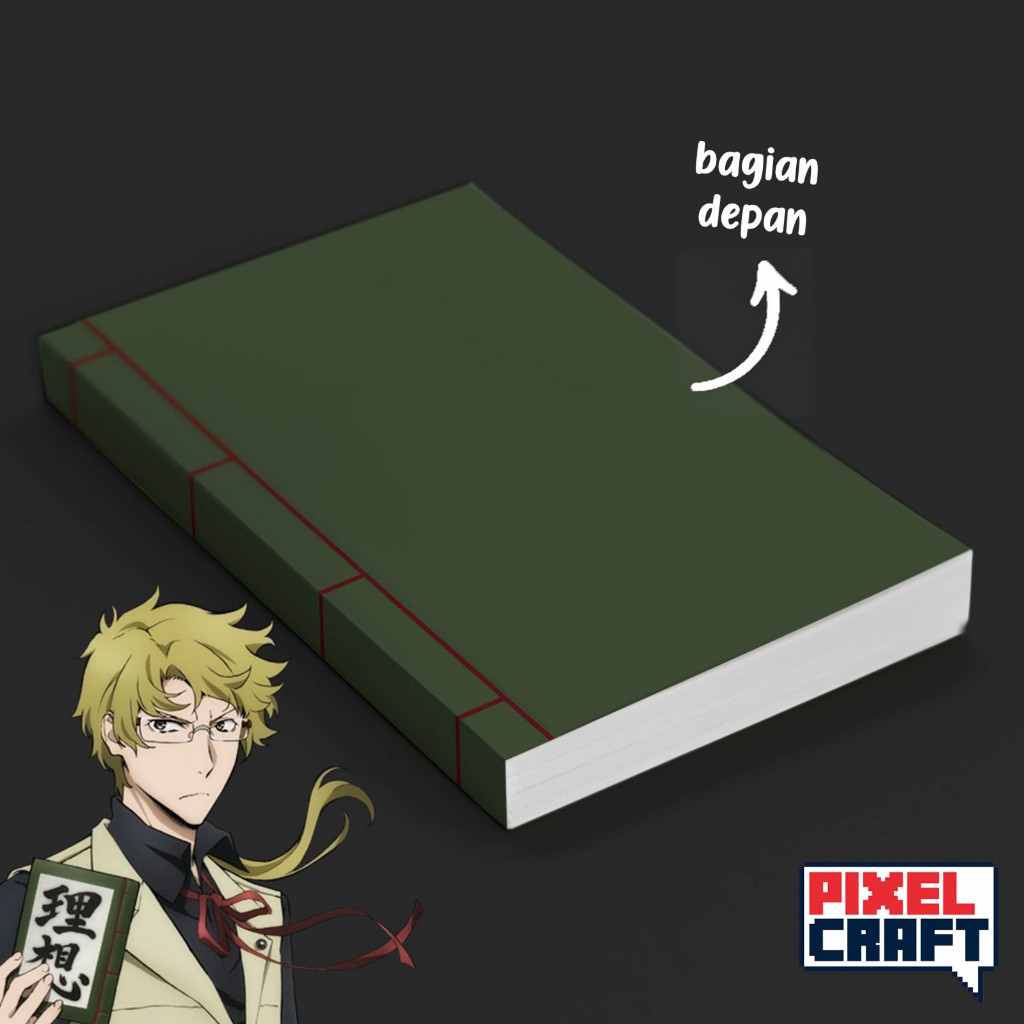 Pocket Note Anime BUNGO STRAY DOGS Softcover A6 Doppo Kunikida Ideal ...