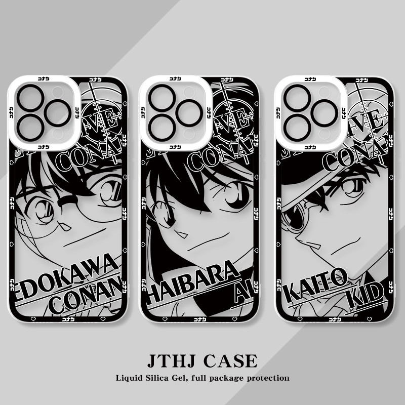 Nak การ์ตูนใสนักสืบ Conan ปลอก Hp Realme C71 C75 C75x หมายเหตุ 60 หมายเหตุ 50 C63 C65 C61 C53 9 ...