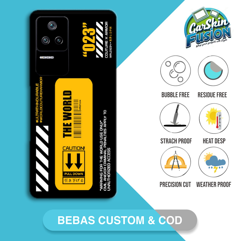 Garskin Skin Poco F4 arma Code - SWU สามารถปรับแต่งได้ | Shopee Thailand
