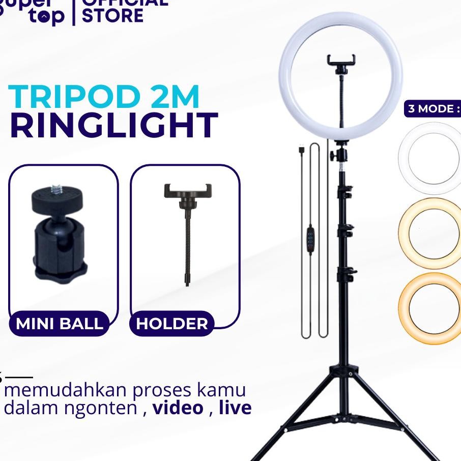 Tri Ringlht Tand โคมไฟ Tripot 2 เมตร 26 ซม. 33 ซม. Et Maeup Lhting ...