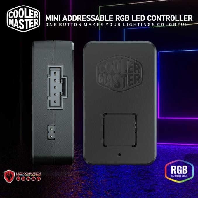 COOLER MASTER MINI ARGB ADDRESSABLE RGB LED CONTROLLER 1904T | Shopee ...