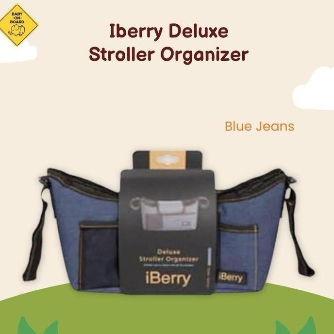 ใหม่ล่าสุด Iberry Deluxe รถเข็นเด็ก Organizer Bag กระเป๋ารถเข็นเด็ก ...