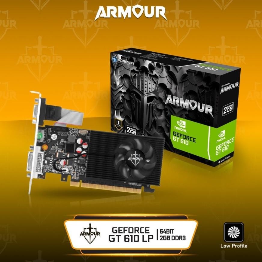 Vga Armor Gt 610 Lp 2Gb Ddr3 64Bit | Shopee Thailand