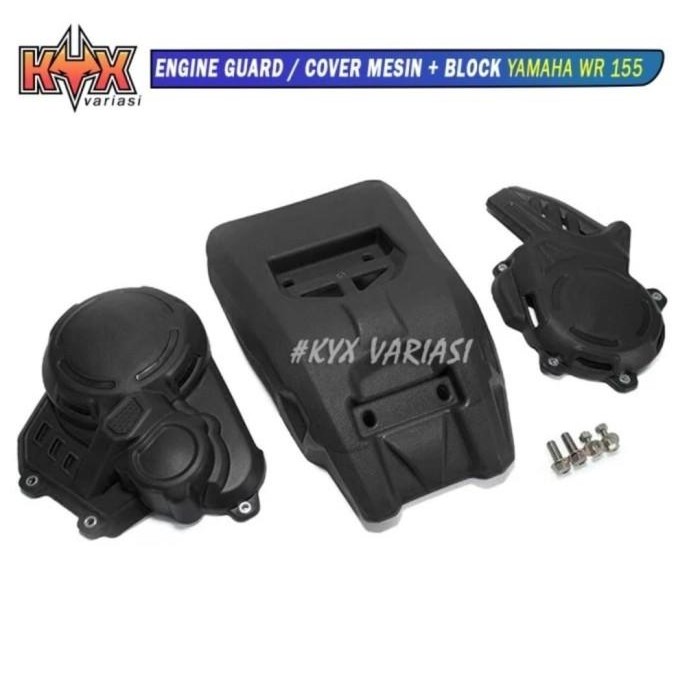 MESIN Engine Guard ตัวป้องกันเครื่องยนต์ Plus ฝาครอบบล็อค Yamaha ...