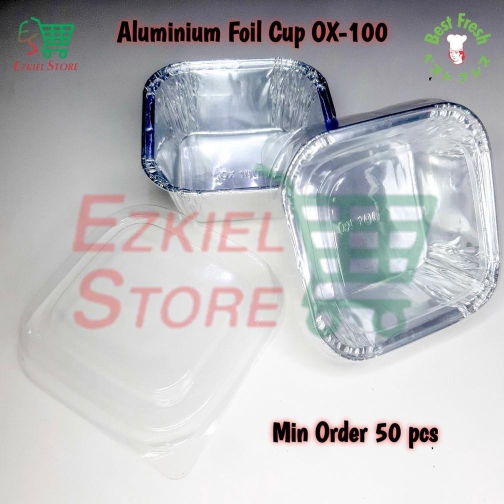 Best Fresh ถ้วยอลูมิเนียมฟอยล์ OX-100 / ภาชนะอลูมิเนียมฟอยล์ OX100 || | Shopee Thailand