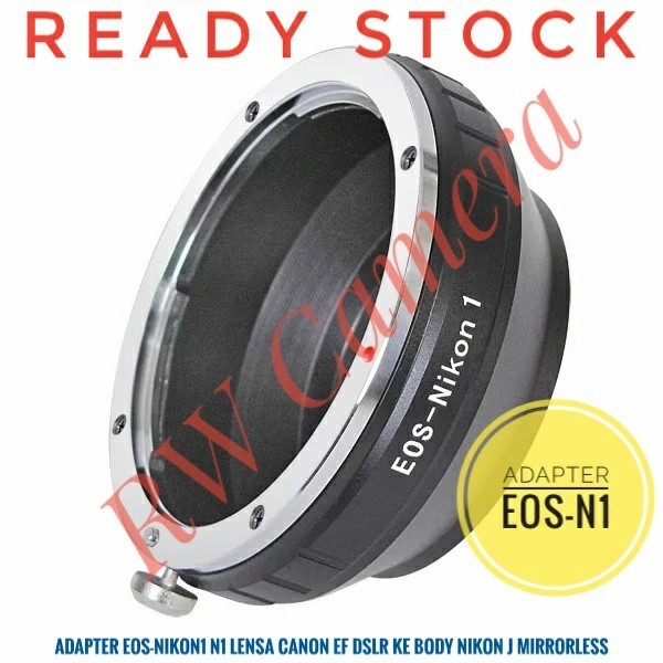 - อะแดปเตอร์ EOS-Nikon1 N1 เลนส์ Canon EF DSLR เป็นตัว Nikon Mirrorless ...