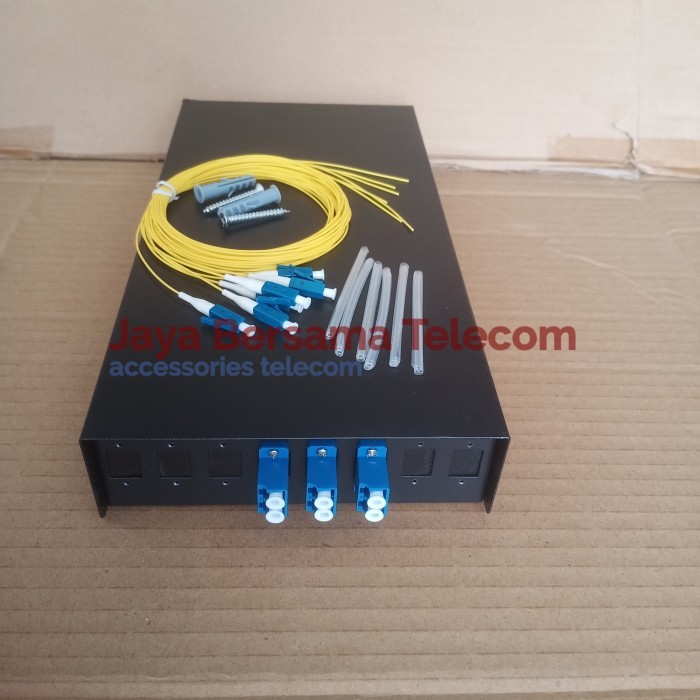 ODF/OTB Wallmount 6 Core LC Singlemode Complete LC-LC Duplex+Pigtail LC ...