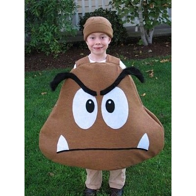 Gomba Super Mario Character Costume เครื่องแต่งกายที่ไม่ซ้ํากัน Flannel ...