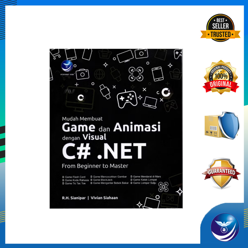 หนังสือสร้างเกมและแอนิเมชั่นได้ง่ายด้วย Visual C.Net จาก Beginner To Master | Shopee Thailand
