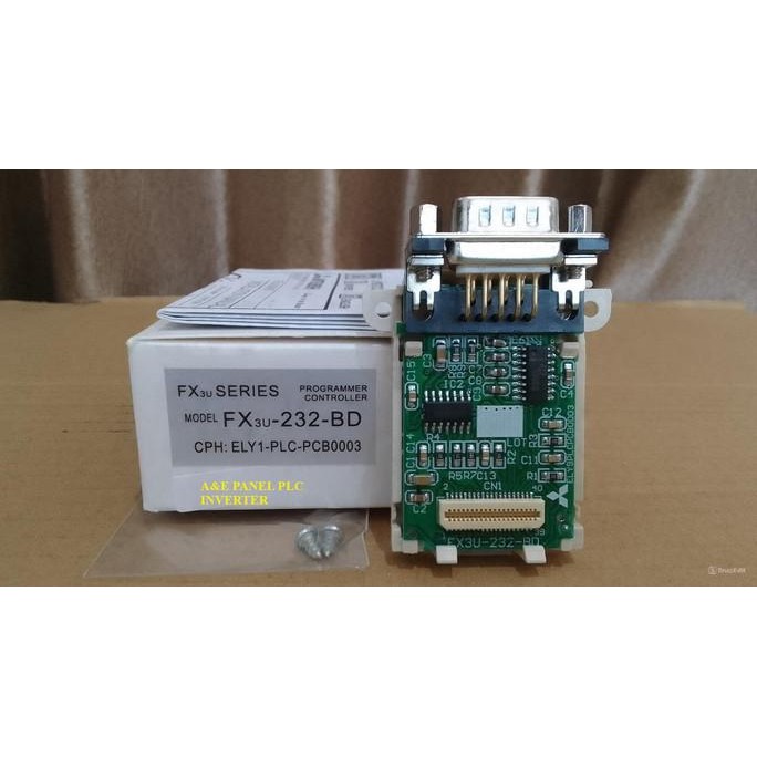 PLC Mitsubishi FX3U-232-BD FX-232-BD FX3U 232 BD RS232 บอร์ด | Shopee Thailand