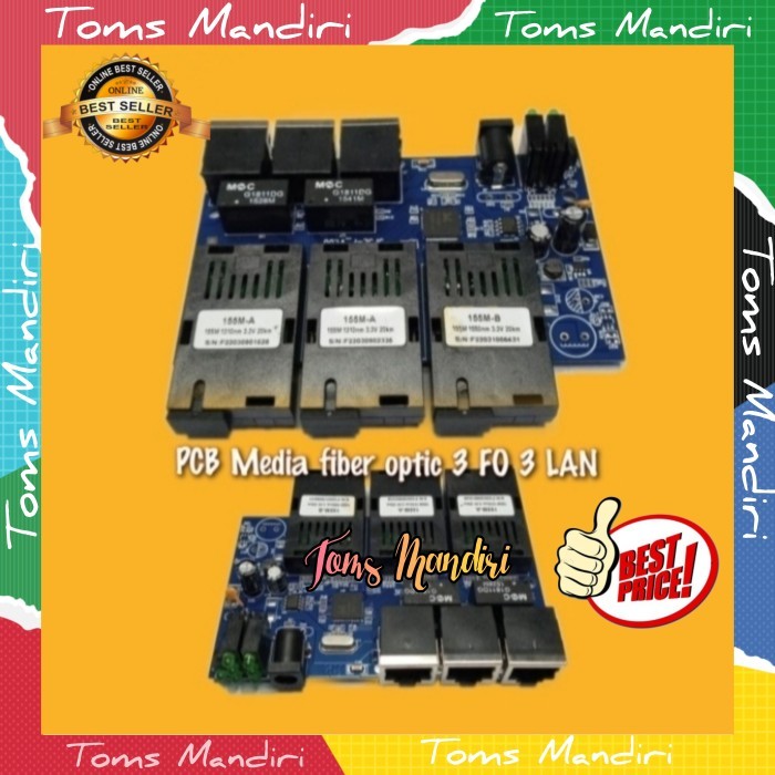 ตัวแปลงสื่อ PCB 3 FO 3 LAN 100 Mbps บอร์ดเฉพาะสวิตช์อีเธอร์เน็ต | Shopee Thailand