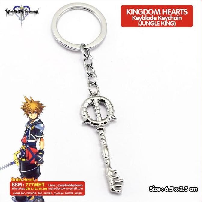 พวงกุญแจอนิเมะเกม GUNGAN Kingdom Hearts: Keyblade Jungle King | Shopee ...