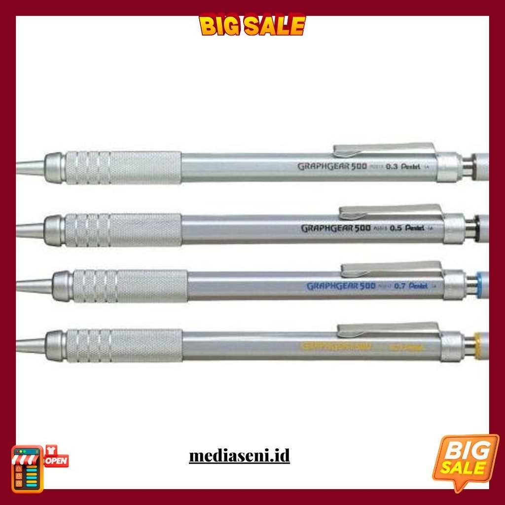 Pentel Graph Gear 500 1000 ดินสอกด Pg51 Pg1015A Graphgear ดินสอกด ...