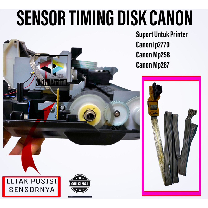 Timing Disk Sensor Round Encoder Sensor Reader Canon IP 2770 MP 287 MP ...