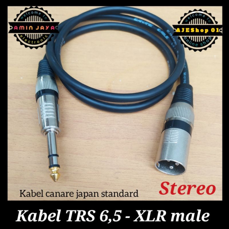 แจ็คสายเคเบิ้ล xlr male to akai stereo trs 6.5 | Shopee Thailand