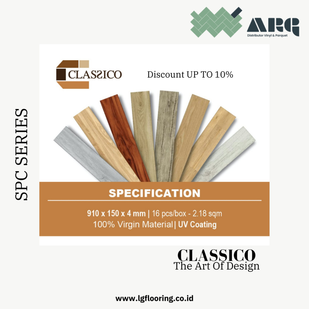 Classico Spc Click Vinyl Flooring ราคาไม่แพง | Shopee Thailand
