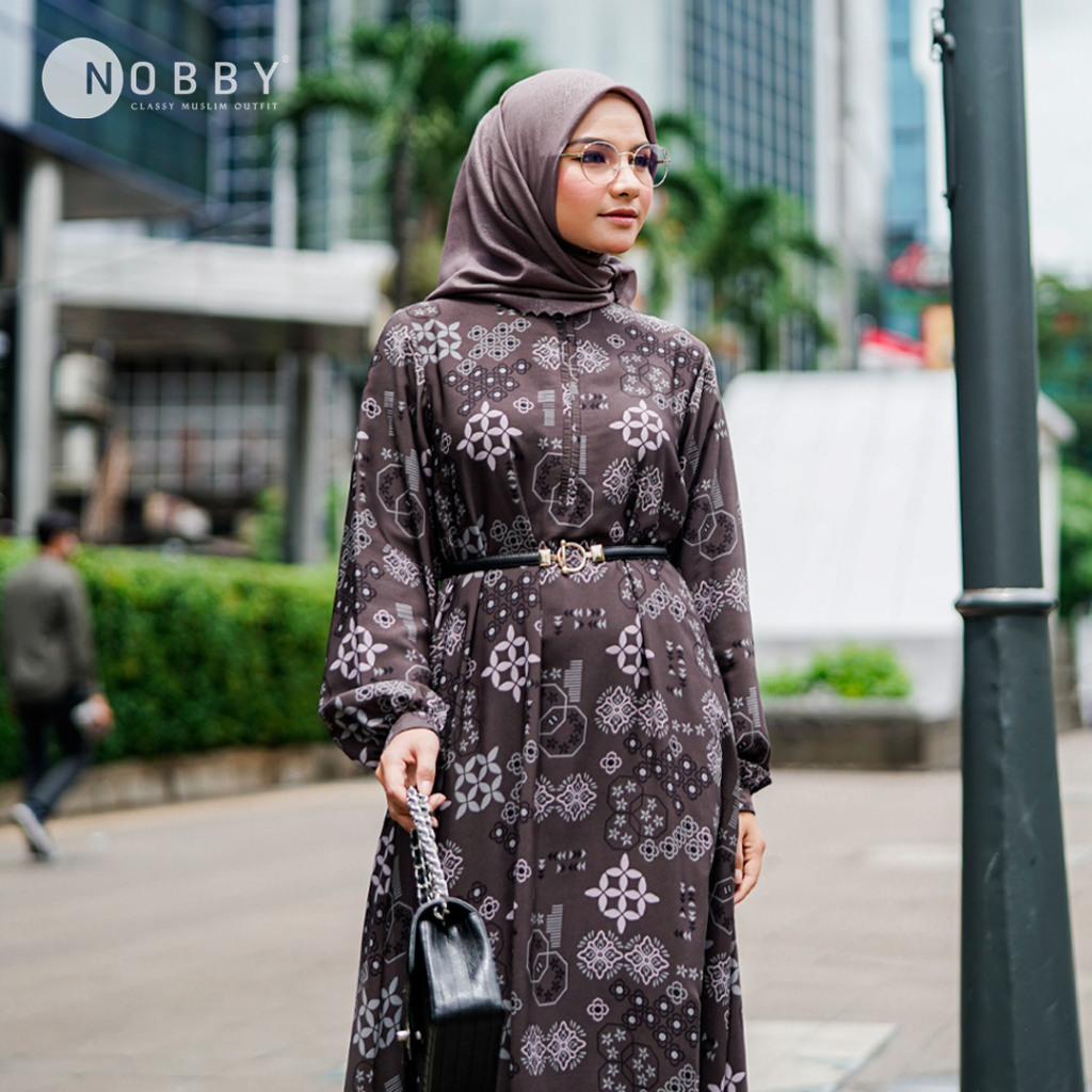 Nobby Helwa Gamis Premium Modern ผ้าบาติก ลวดลาย ขนาด S - XXL | Shopee ...