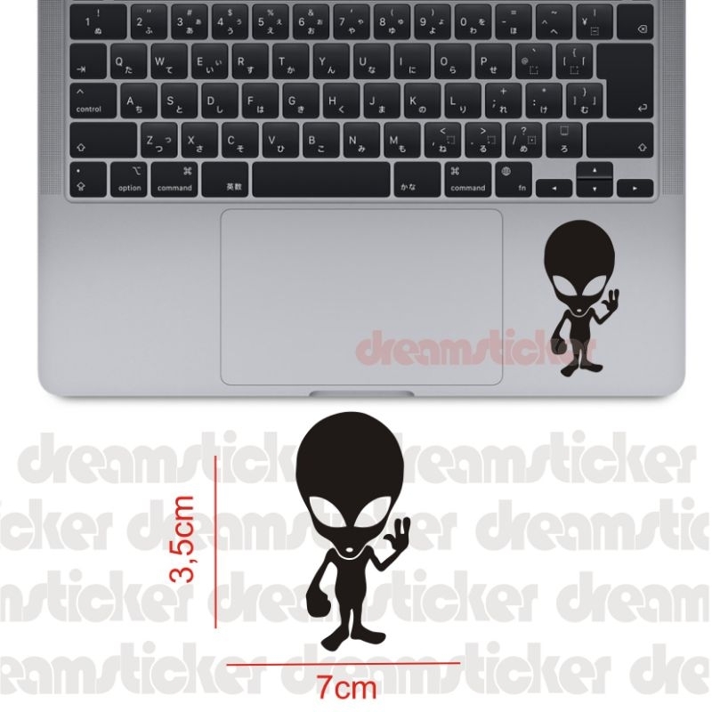 Alien Sticker Trackpad Laptop MacBook Decal Sticker | Shopee Thailand
