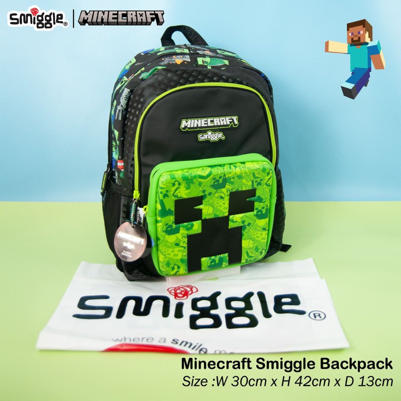 Smiggle minecraft/smiggle Backpack/minecraft Childrens Backpack ...