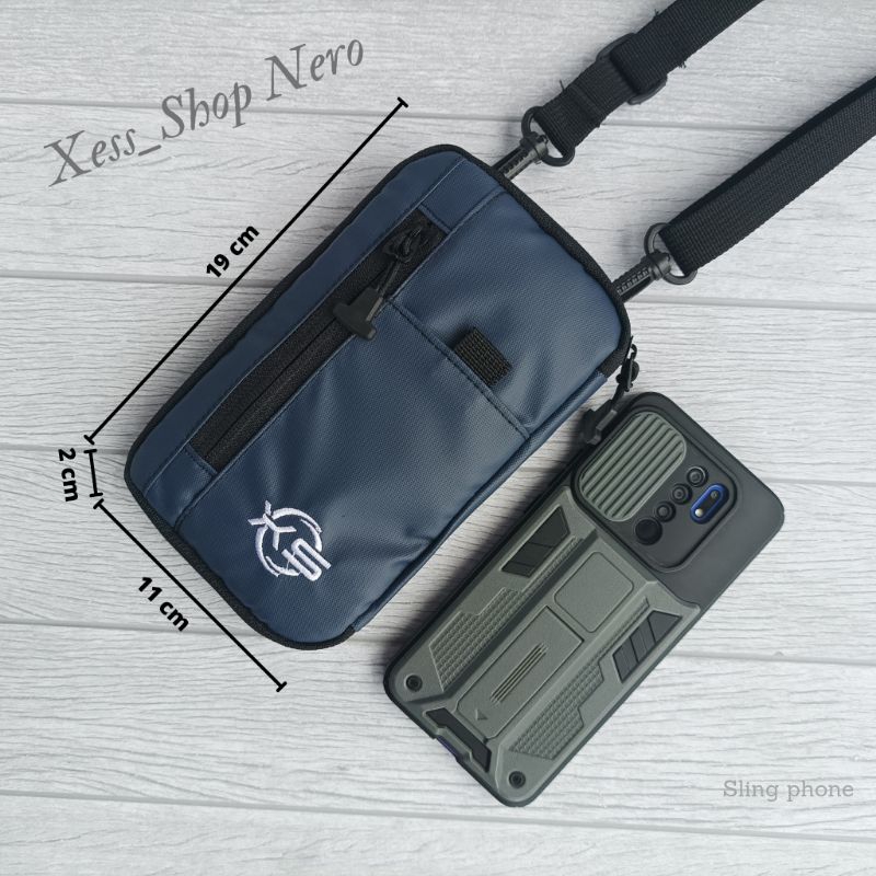 HP Sling Phone Hanging Wallet Mobile Phone Sling Bag for Men and Women ...