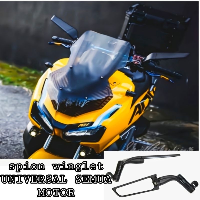 Winglet Mirror ใหม่ VARIO 160 ADV 160 XMAX NMAX NINJA R15 UNIVERSAL รถ ...