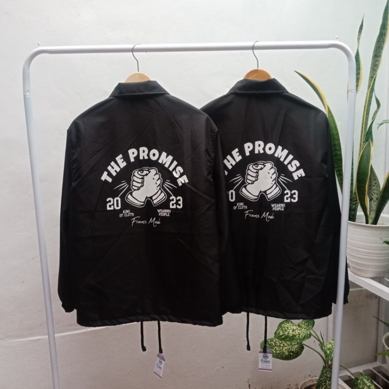 Hitam Coach JACKET GRAMS MODE RIDER BLACK | Shopee Thailand