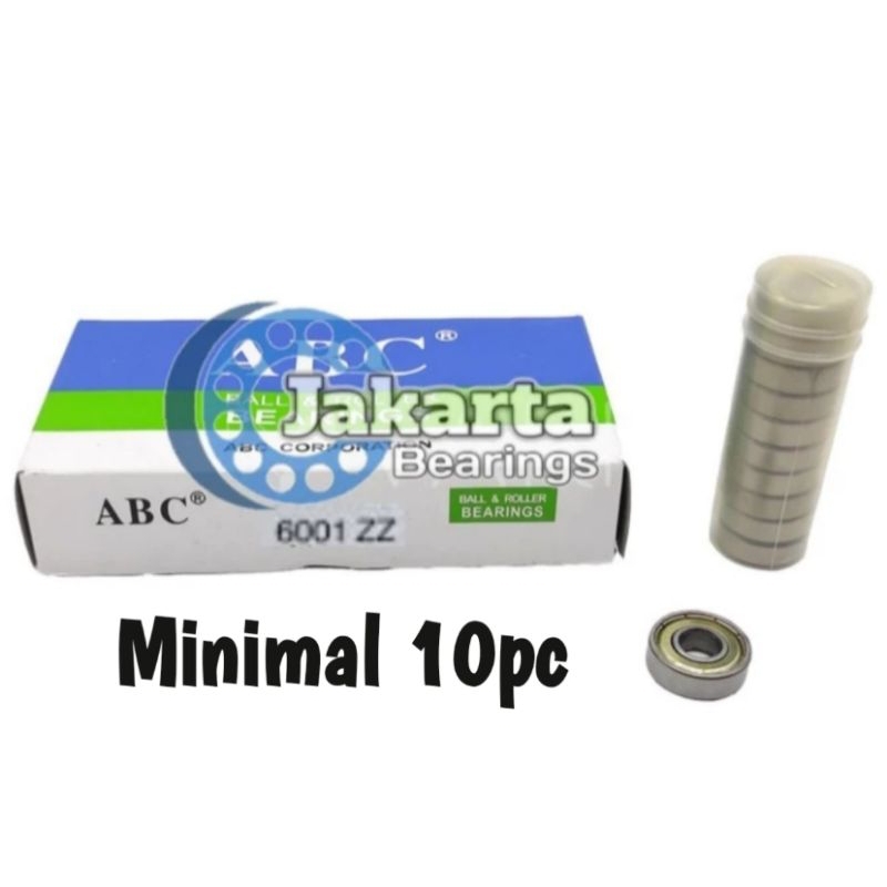 แบริ่ง 6001ZZ/6001ZZ (ฝาเหล็ก) ยี่ห้อ ABC | Shopee Thailand