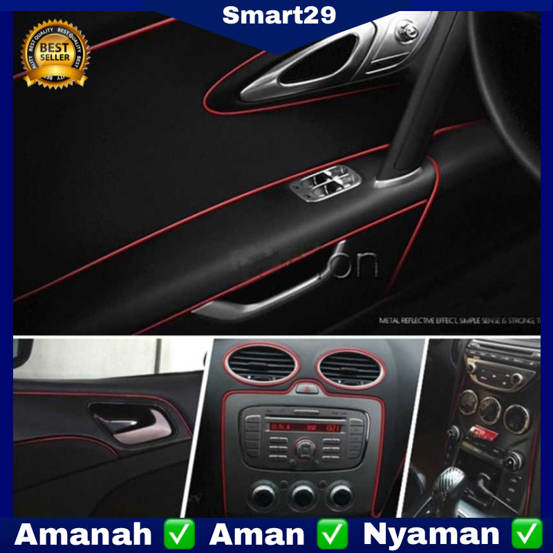 Lin&guo สติกเกอร์ตกแต่งภายในรถยนต์ 5 เมตร - HZX | Shopee Thailand