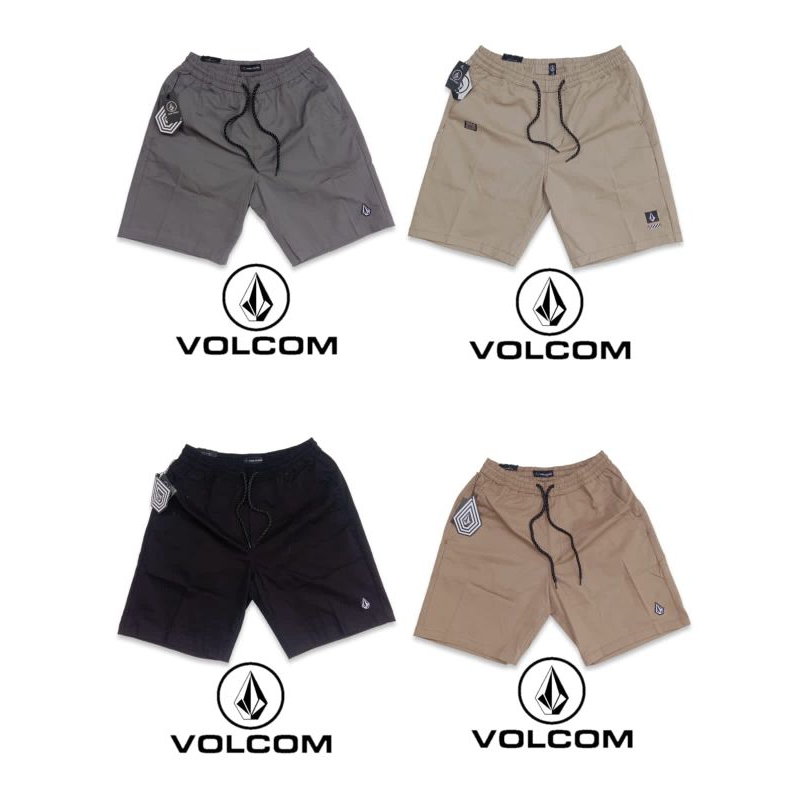 Volcom กางเกงขาสั้น เหมือนของแท้ สําหรับผู้ชาย | Shopee Thailand