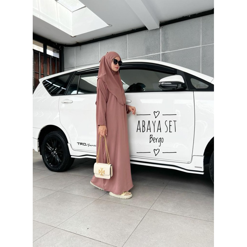 ชุดผ้าคลุมหน้า Abaya||Dannis ลูกไม้ abaya | Shopee Thailand