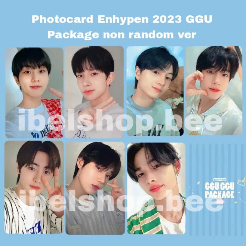 Photocard Enhypen 2023 GGU Package Season Greeting Unof fanmade | Shopee Thailand