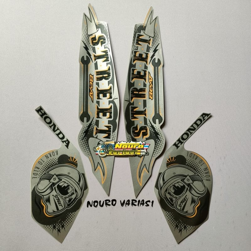 Honda beat fi 2023 street silver striping พร้อมรถมอเตอร์ไซค์คุณภาพ ...