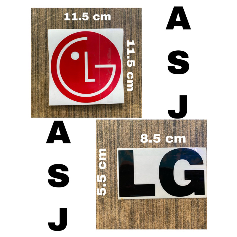 ชุดสติ๊กเกอร์ตัดการเขียนและโลโก้ LG AC | Shopee Thailand