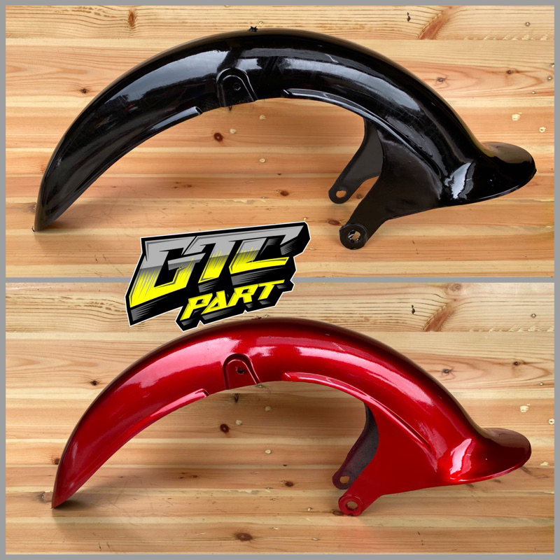 Hitam MERAH บังโคลนหน้าฮอนด้า C70 สีดําและสีเลือดหมู | Shopee Thailand